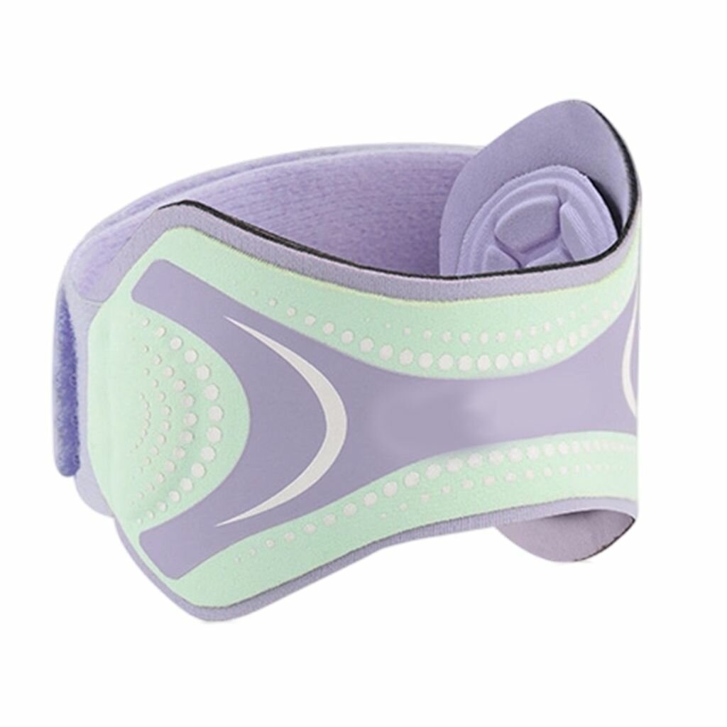 Компрессионный защитный рукав для спорта и фитнеса на локоть-фиолетовый-один размер