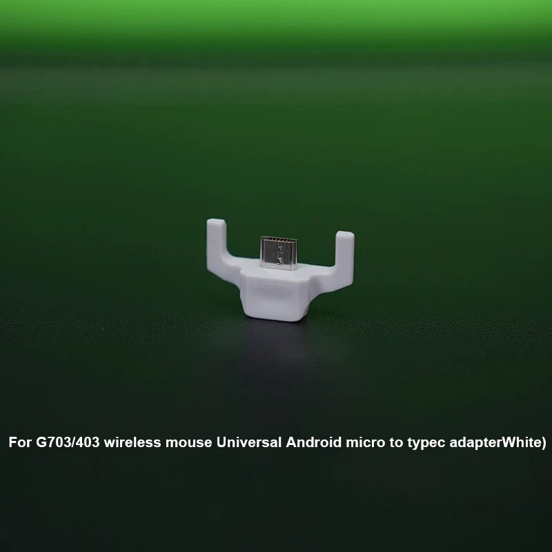 Адаптер для мыши Logitech micro to Type-C G703 G403 White