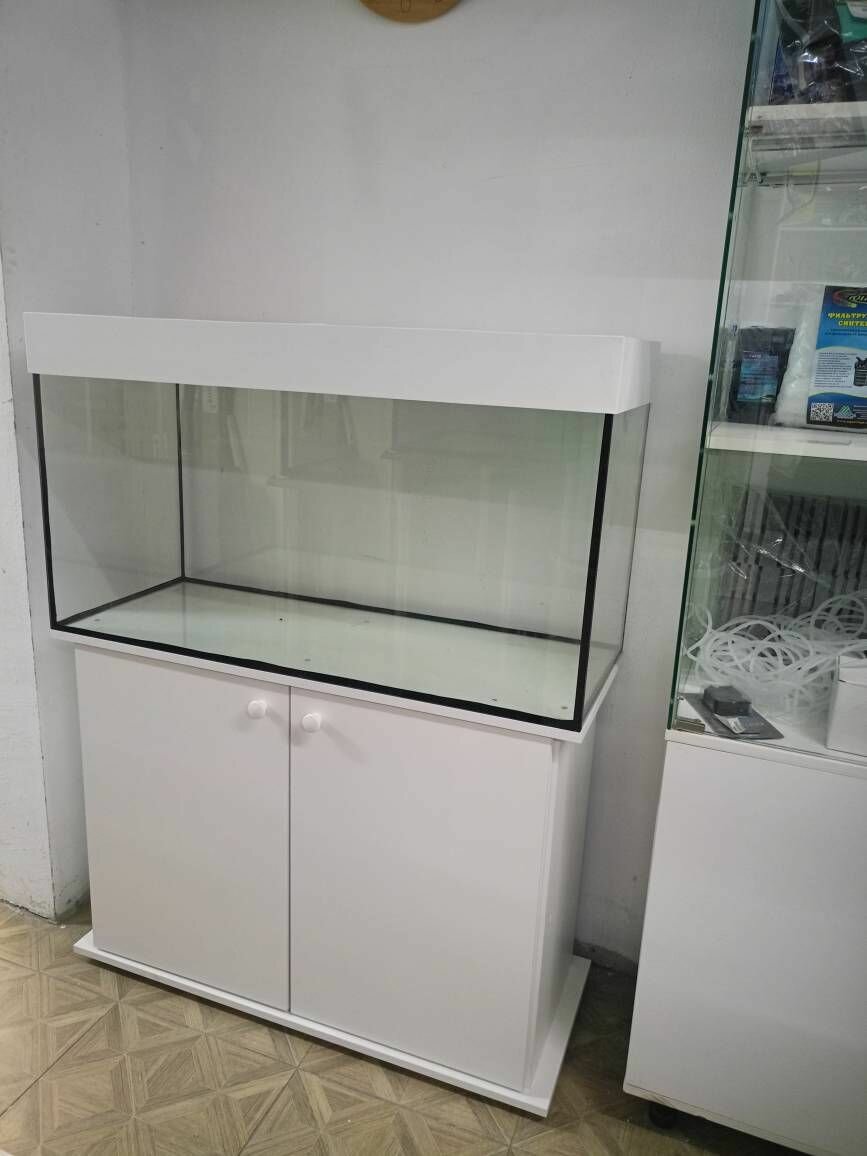 Аквариум 200л+тумба с дверками+крышка+диодный свет (100*40*57 см)