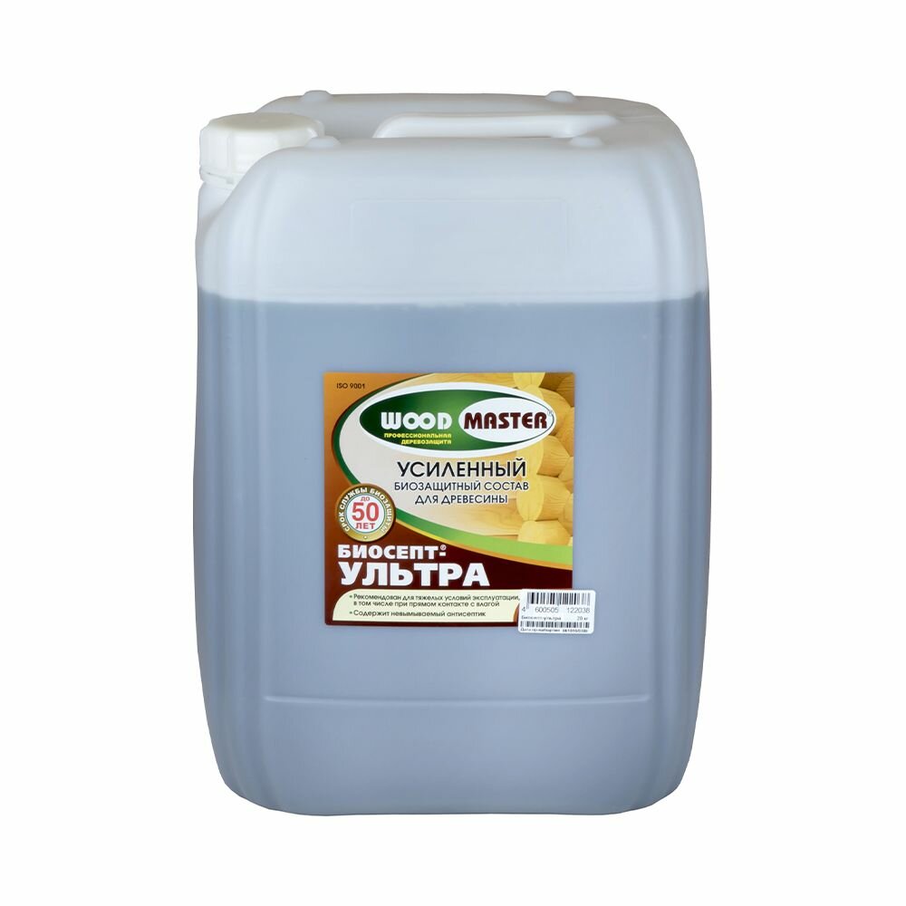 Биозащитный состав для древесины Woodmaster Биосепт-Ультра, усиленный, 20 кг