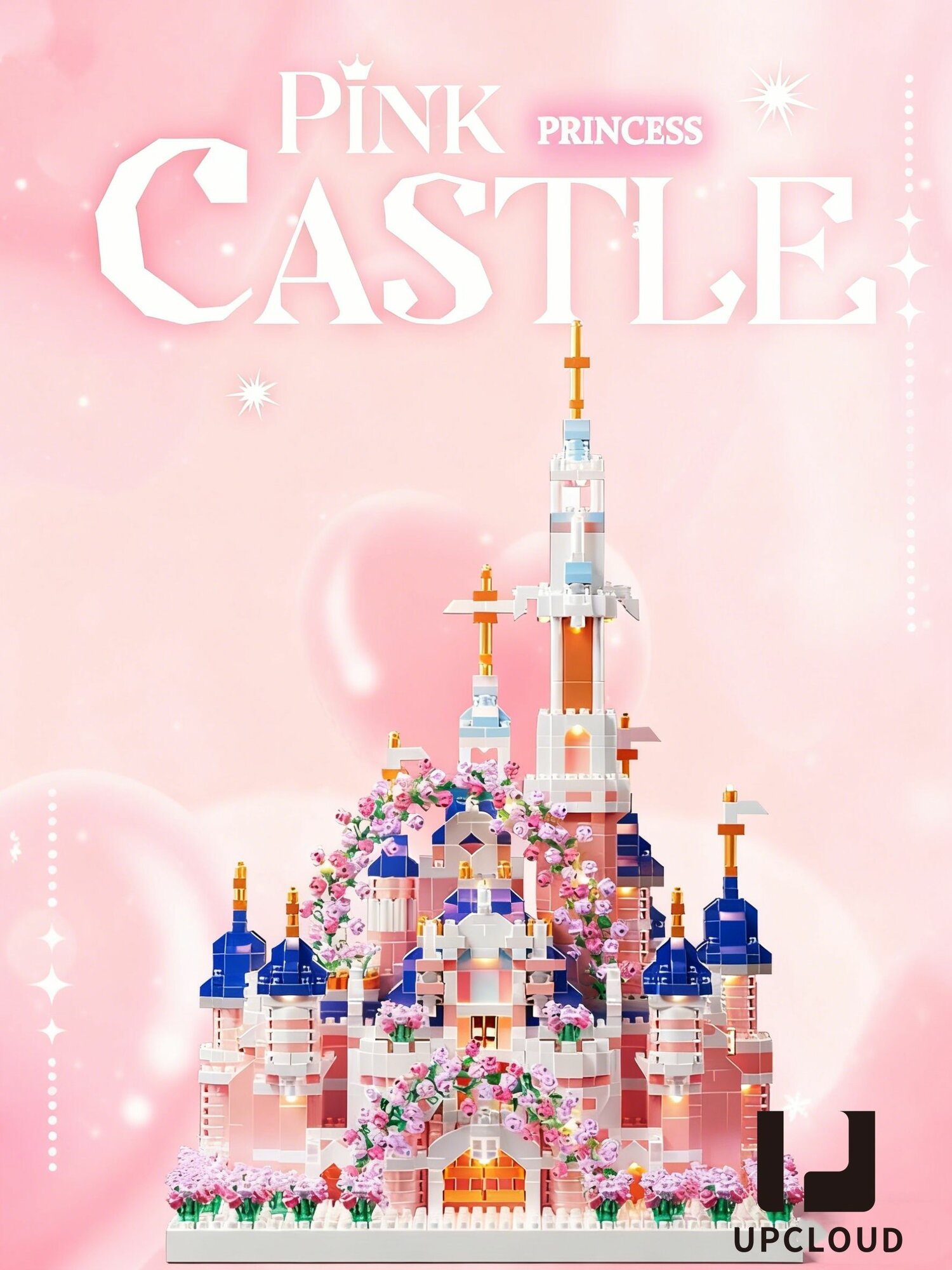 Кубики/Замок из строительных блоков для сборки игрушек/UPCLOUD -Коллекция 3075pcs