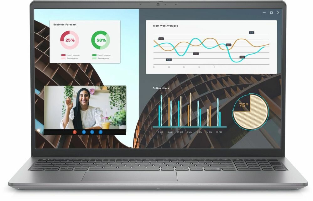 Ноутбук Dell Vostro 3530-80GG9 15.6" (1920x1080) WVA, Intel Core i3-1305U, 8GB DDR4, 512GB SSD, Intel UHD, Без ОС, gray (3530-3650)