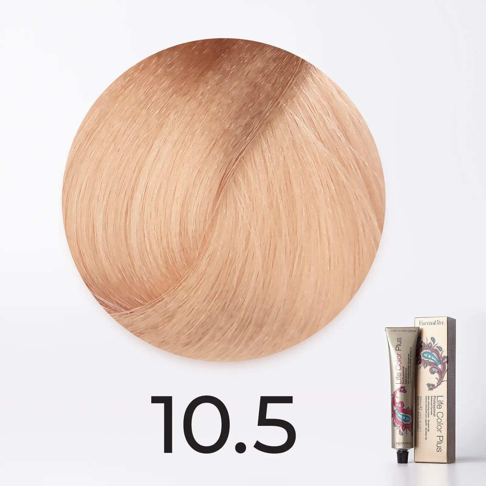 FarmaVita Краситель для волос Life Color Plus 10.5 Платиновый блондин красное дерево, 100 мл