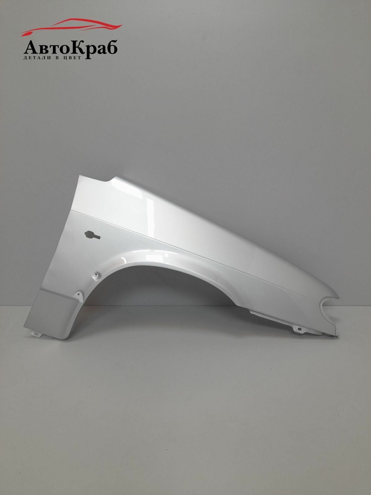 Крыло переднее правое металлическое в цвет для ВАЗ 2113 2114 2115, 690 - снежная королева, серебристый