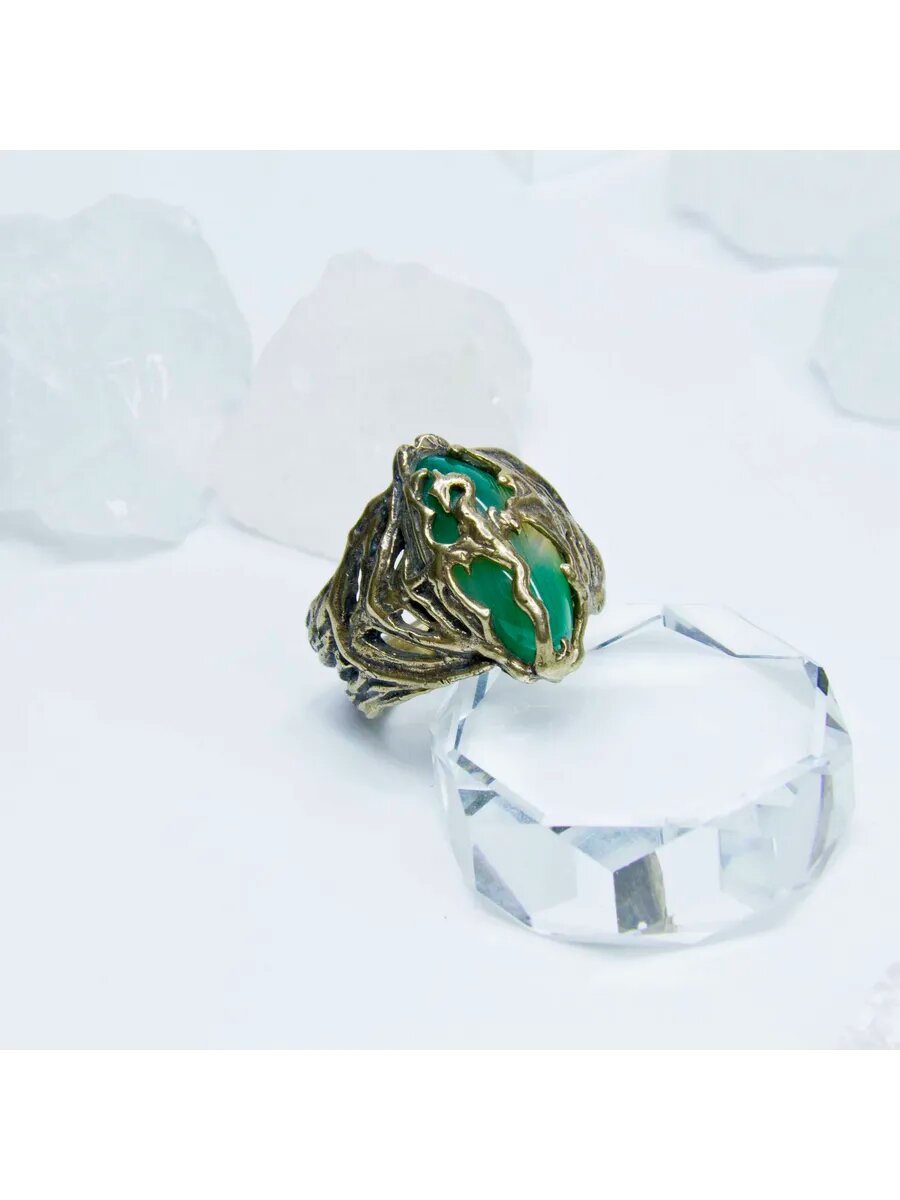 Кольцо, агат