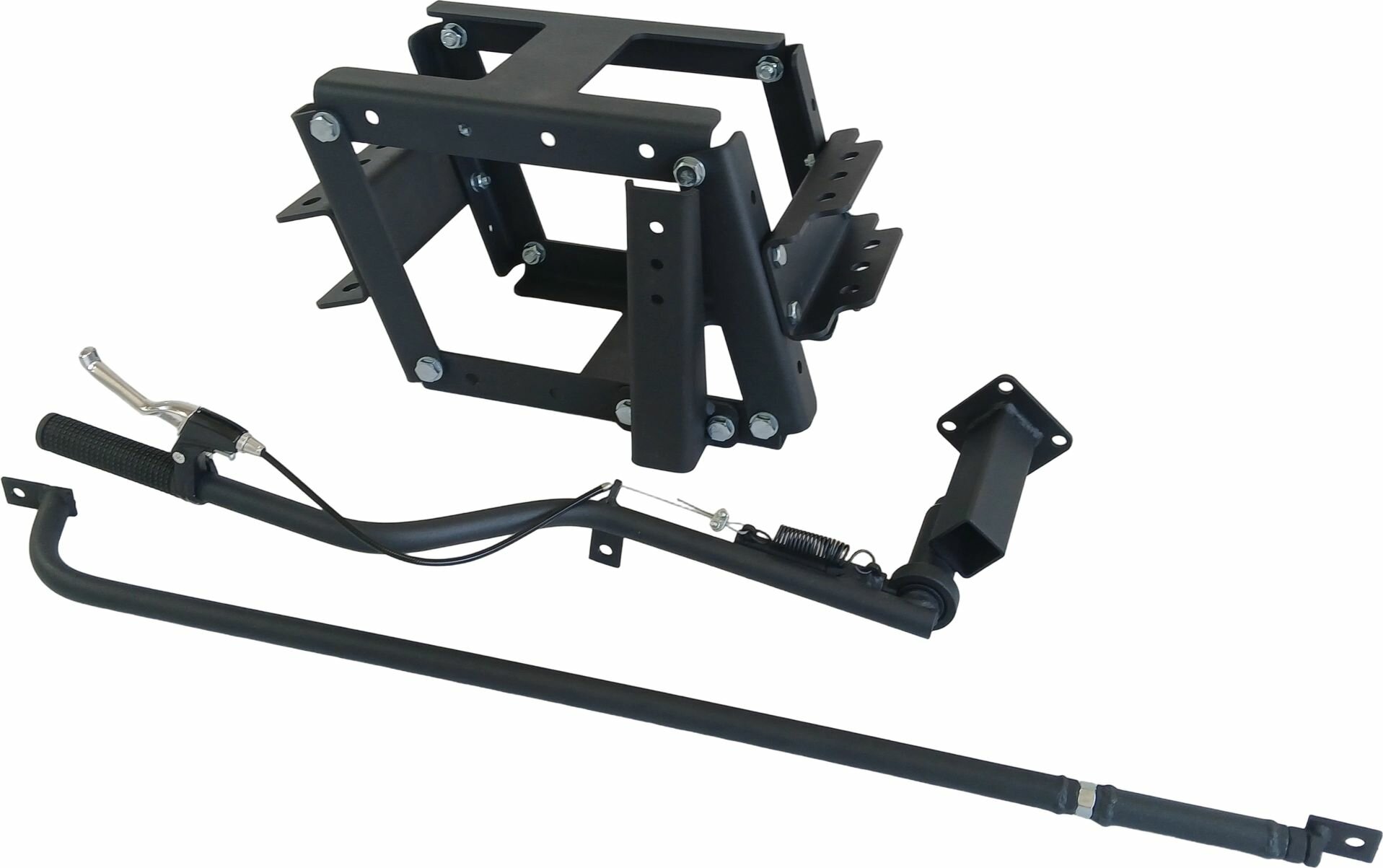 Навеска задняя подъемная на адаптер с рулем АПМ-400 для мотоблока