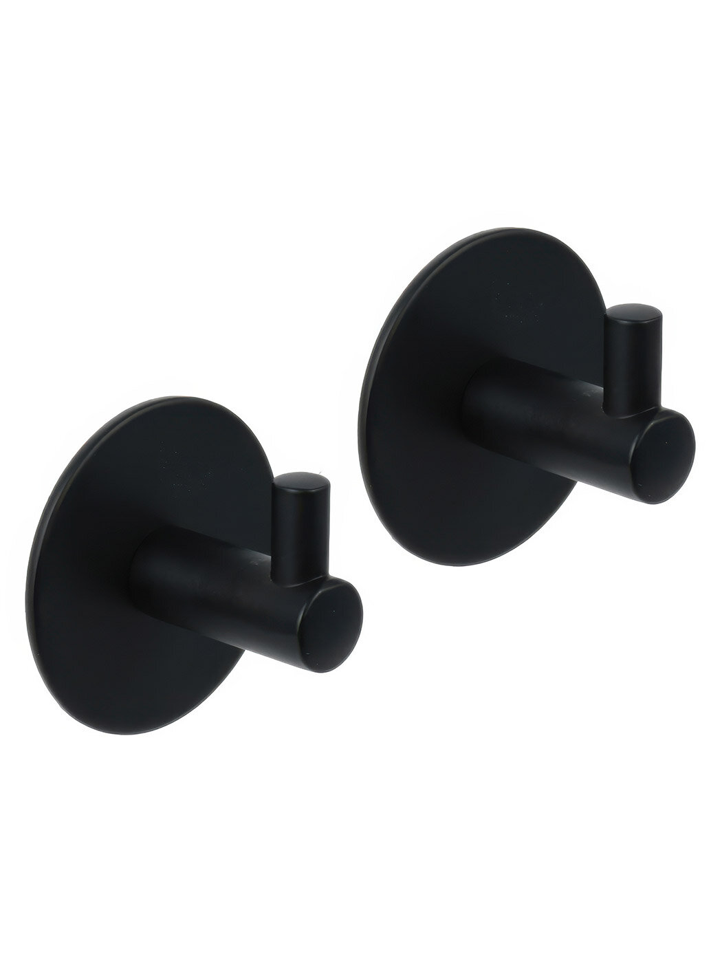 Комплект из 2-х самоклеящихся крючков Fixsen Practica FX-558A (чёрный)