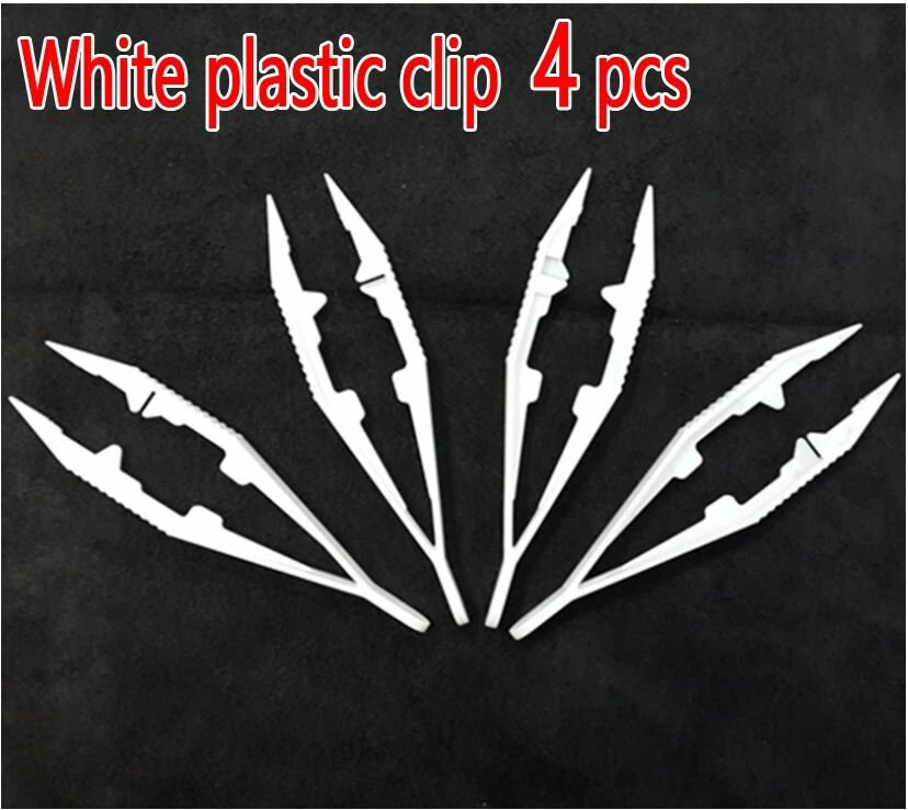 Пинцеты для термомозаики и бусин, набор 4 шт, для точной выкладки мелких деталей и детского творчества