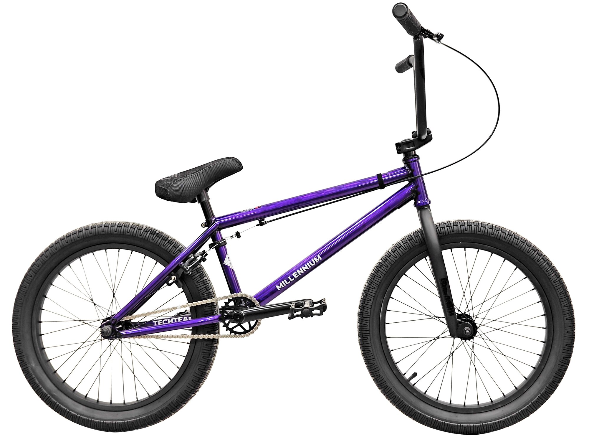 Велосипед BMX Tech Team Millennium 20"х20,4" фиолетовый 2024