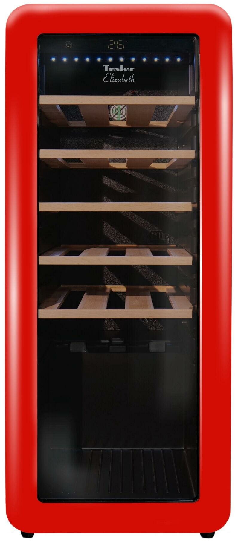 Винный шкаф TESLER CWC-248 RUBY RED