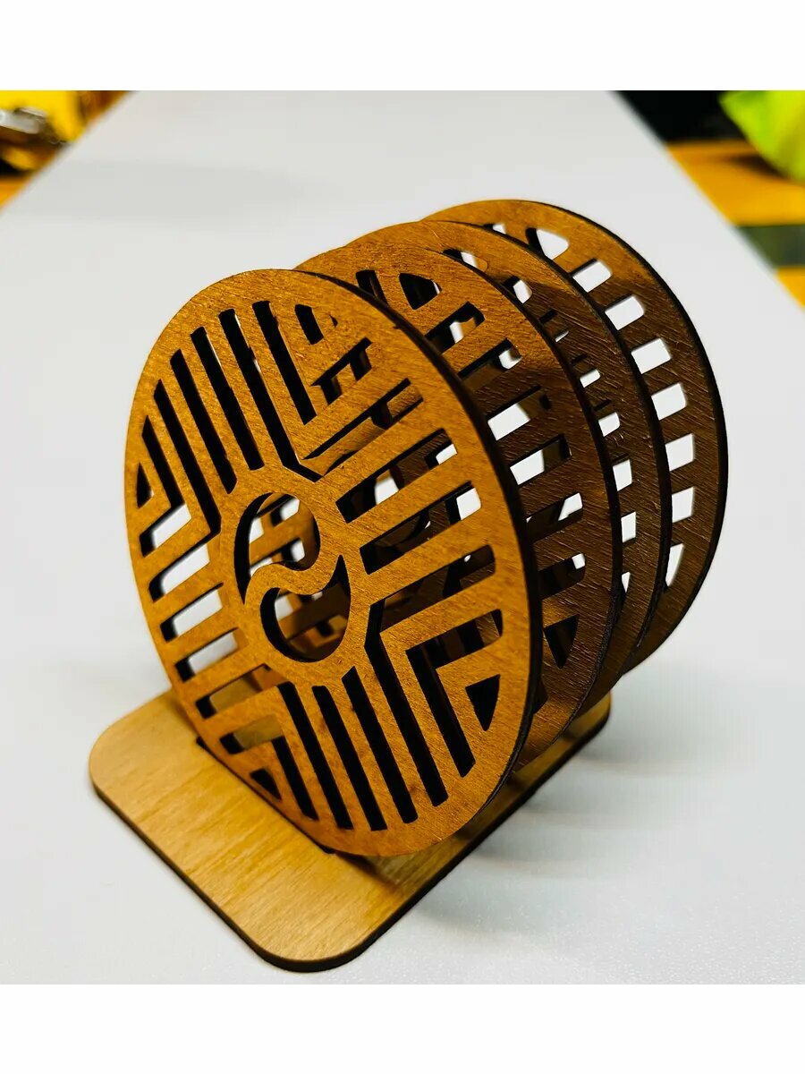 4шт. Подставка под стакан, чашку, горячее. В наборе 4 шт