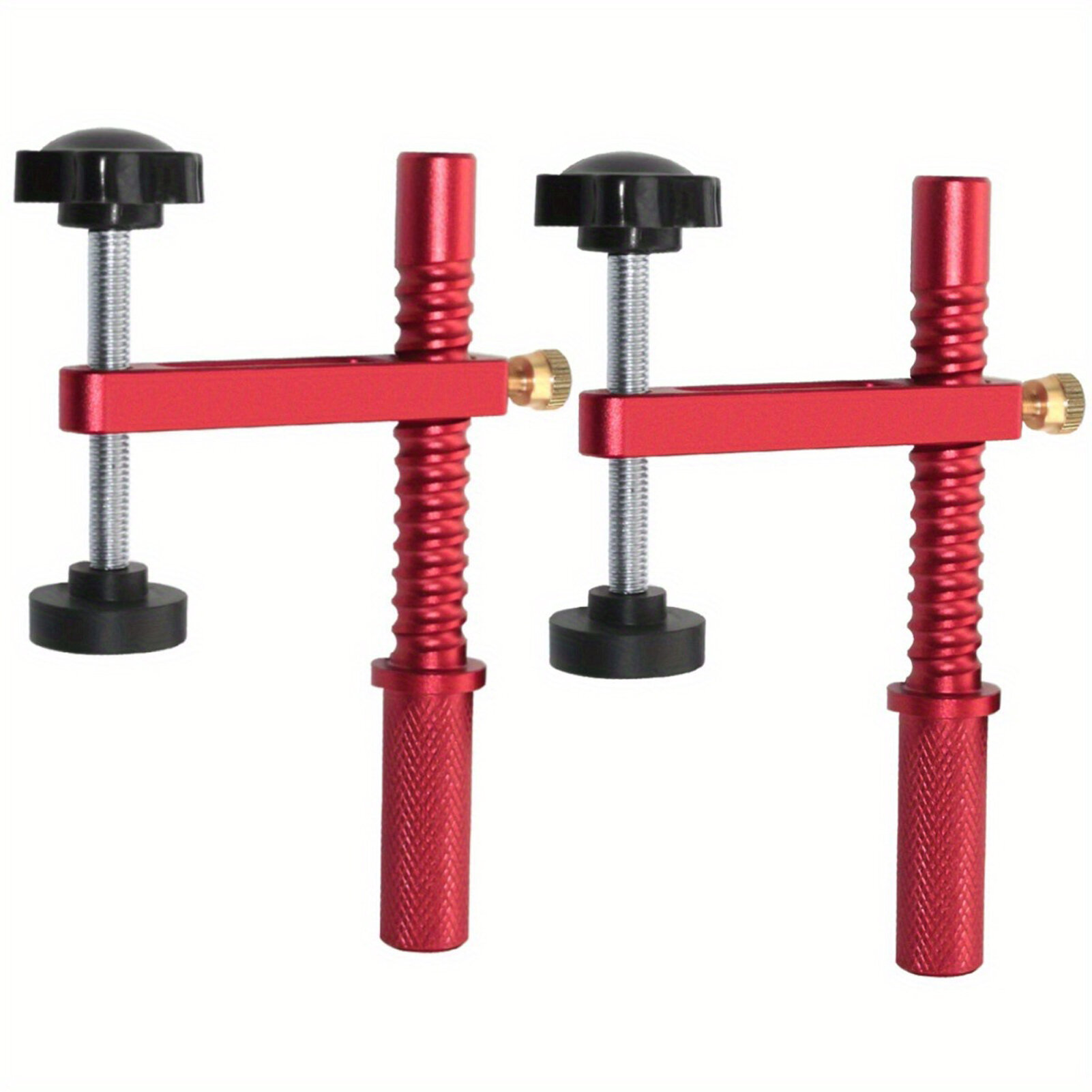 Зажим "собачка" для верстака, 2 шт, быстросъемный, регулируемый