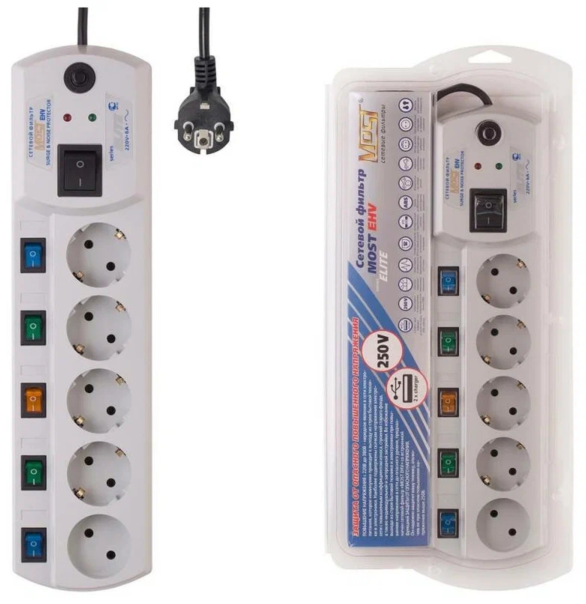 Сетевые фильтры и источники бесперебойного питания MOST 02-115590