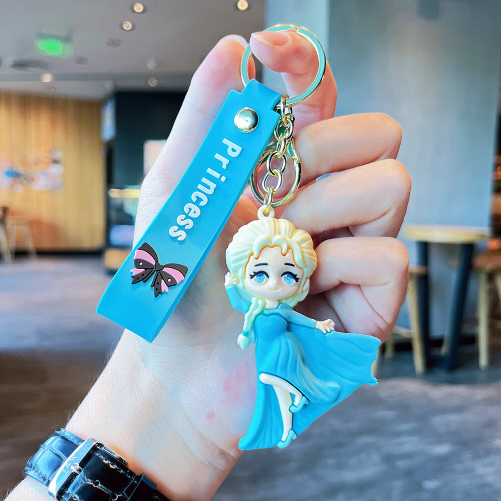 Брелок "Белоснежка из "Холодного сердца", милая плюшевая игрушка Эльза, подвеска для сумки в виде русалки, подвеска "Эльза из "Холодного сердца".
