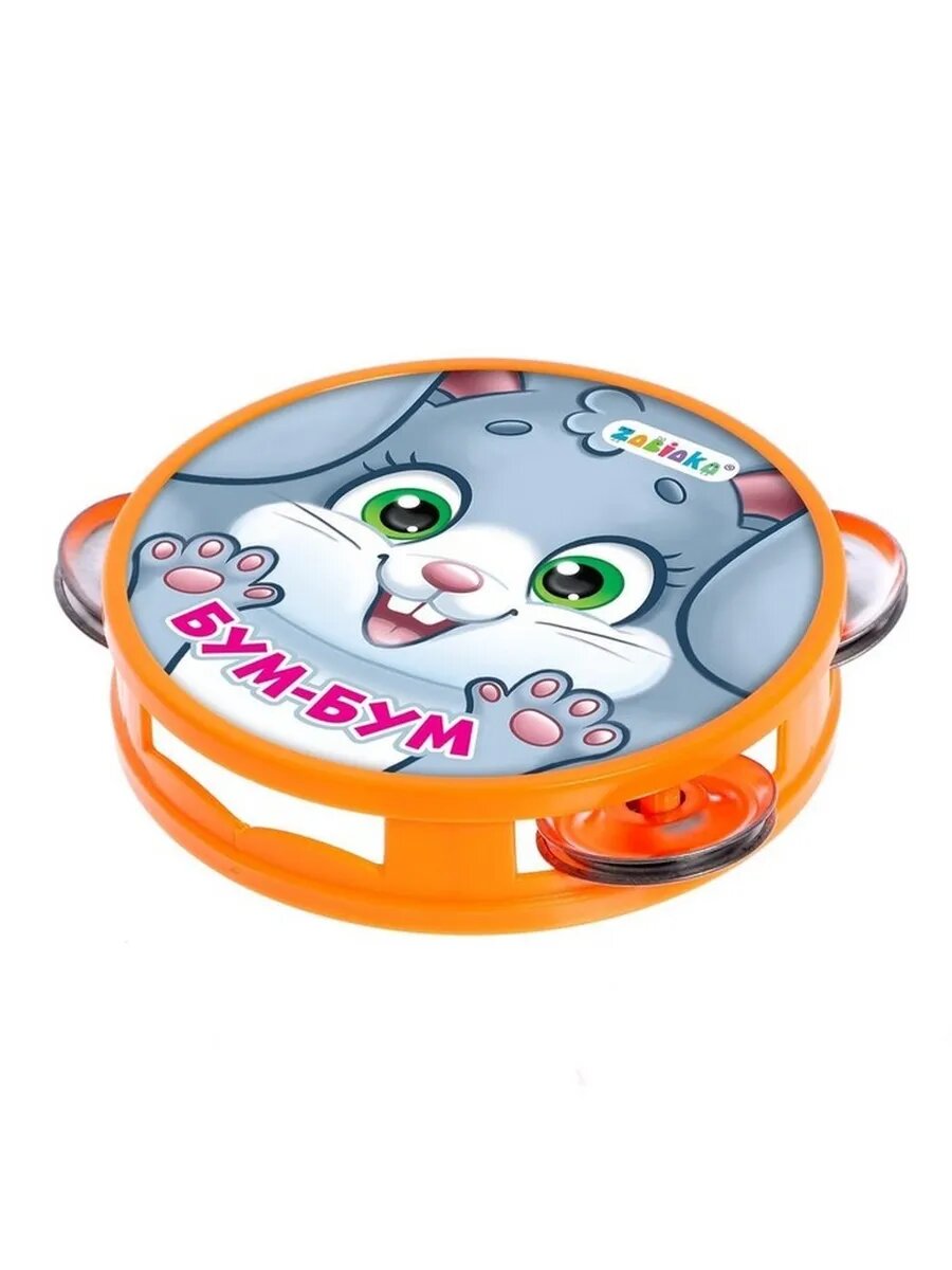 Звуковой бубен для малышей «Весёлый ритм»