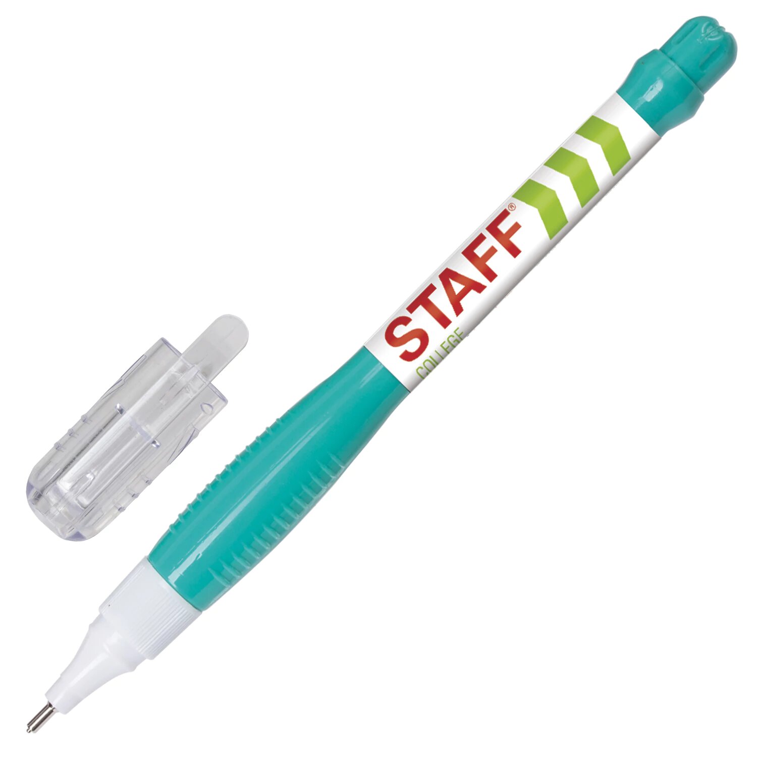 Ручка-корректор STAFF "College", 6 мл, металлический наконечник, 225213, 6шт.