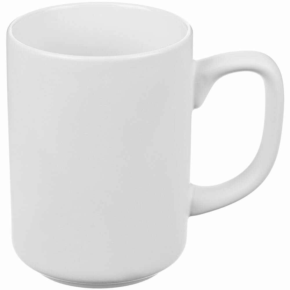 Кружка Mugful, белая, каменная керамика, 600 мл