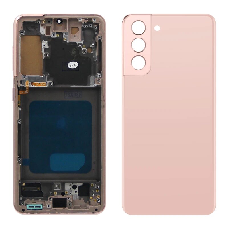 S21 для Samsung протестировано для S21 5G G991 G991B G991W G991U ЖК-дисплей с дигитайзером сенсорного экрана в сборе Замена Pink Frame Cover