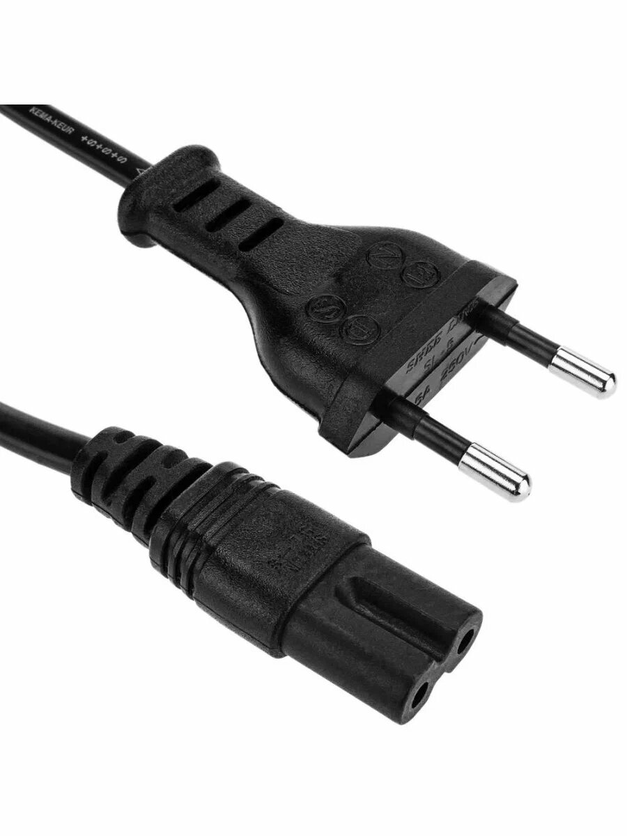 Кабель питания C7 для Sony Playstation, кабель для PS1, евровилка, 1м