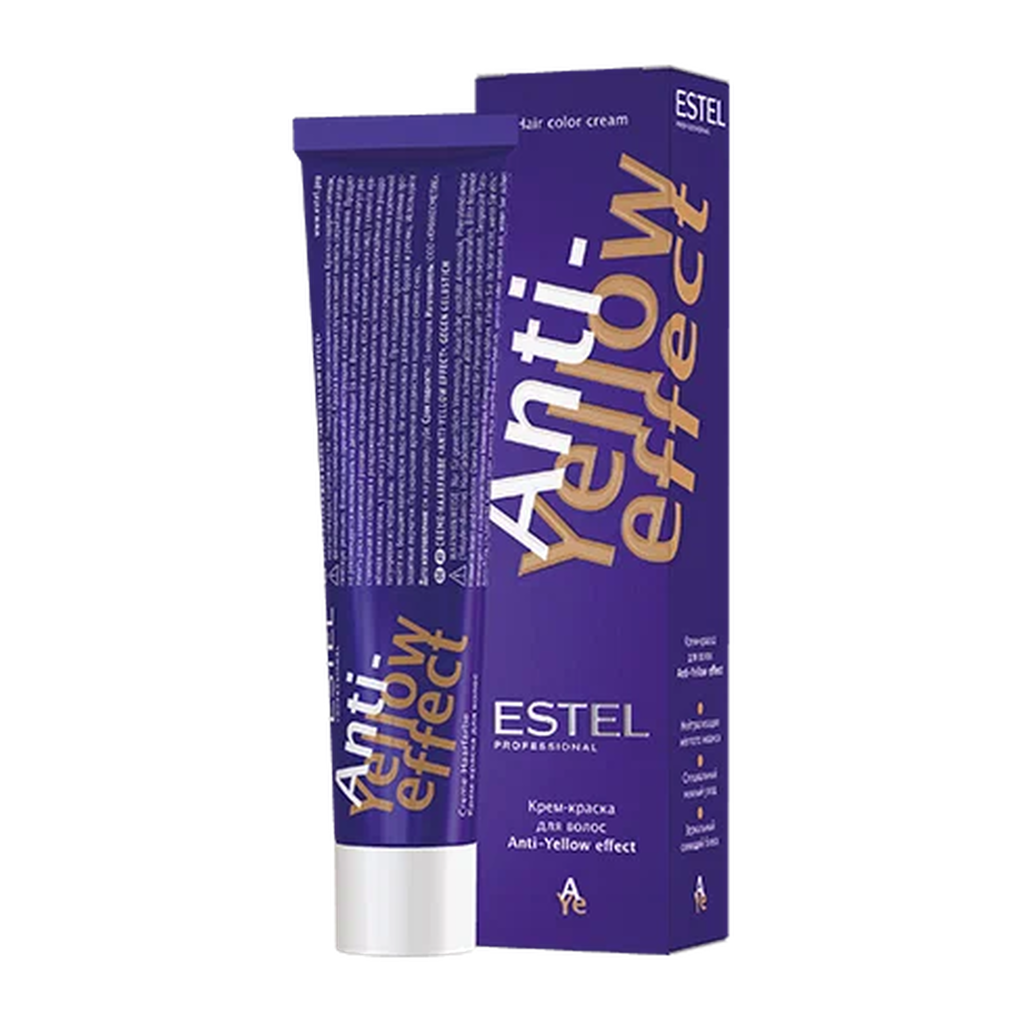 Крем-краска ESTEL De Luxe Anti-Yellow Effect, для блондированных волос, 60мл