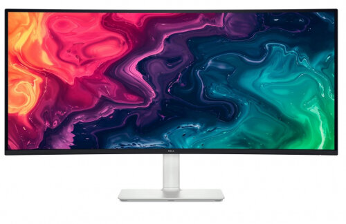 Монитор Dell S3425DW 34" серебристый/черный