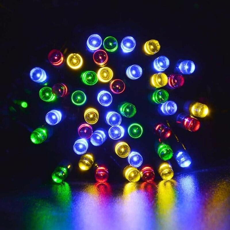 Светодиодная гирлянда stunning weather resistant solar led string lights, разноцветный, 100 led