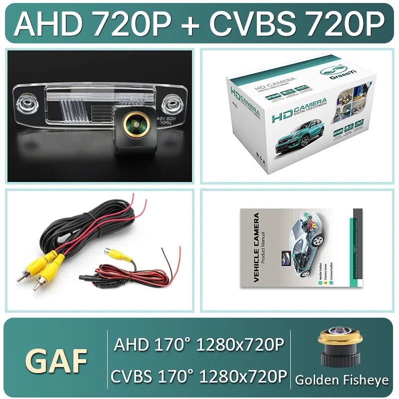 AHD 1080P Автомобильная резервная камера заднего вида для Android DVD Hyundai Kia AHD720P Camera