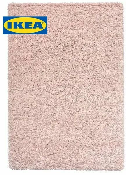 Ковер икеа Воллерслев, розовый, 1.95 х 1.33 м