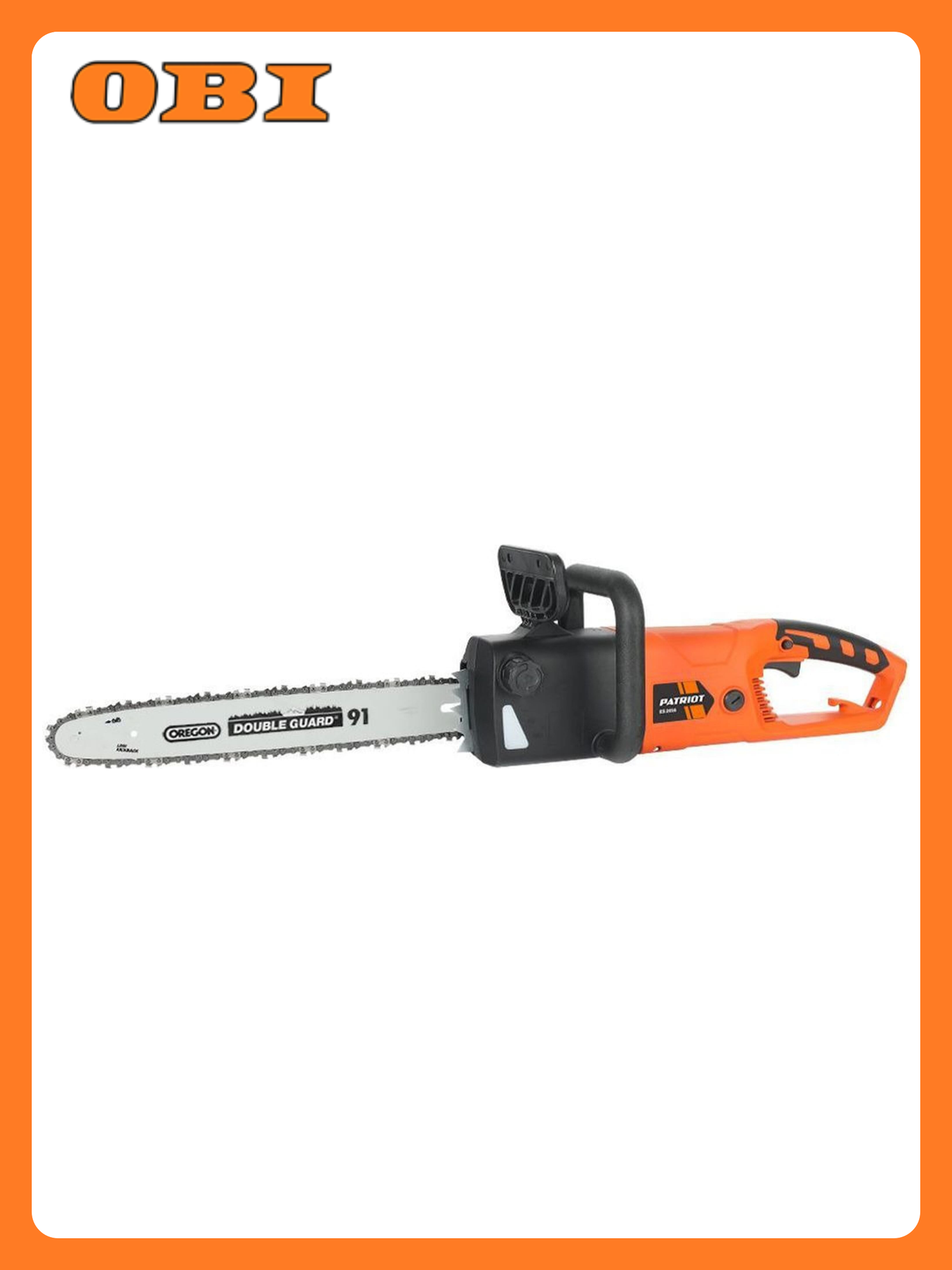 Электропила PATRIOT "ES 2016", 2000Вт, антивибрация, тормоз цепи, плавный пуск