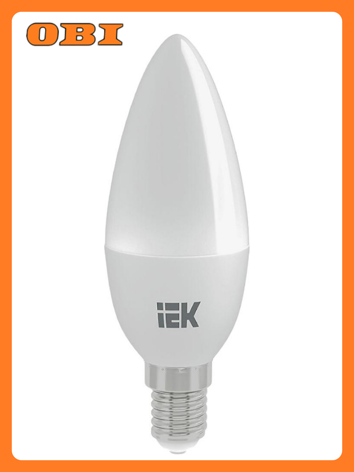 Светодиодная лампа IEK C35 E14 7 Вт 630 лм 4000 К свеча