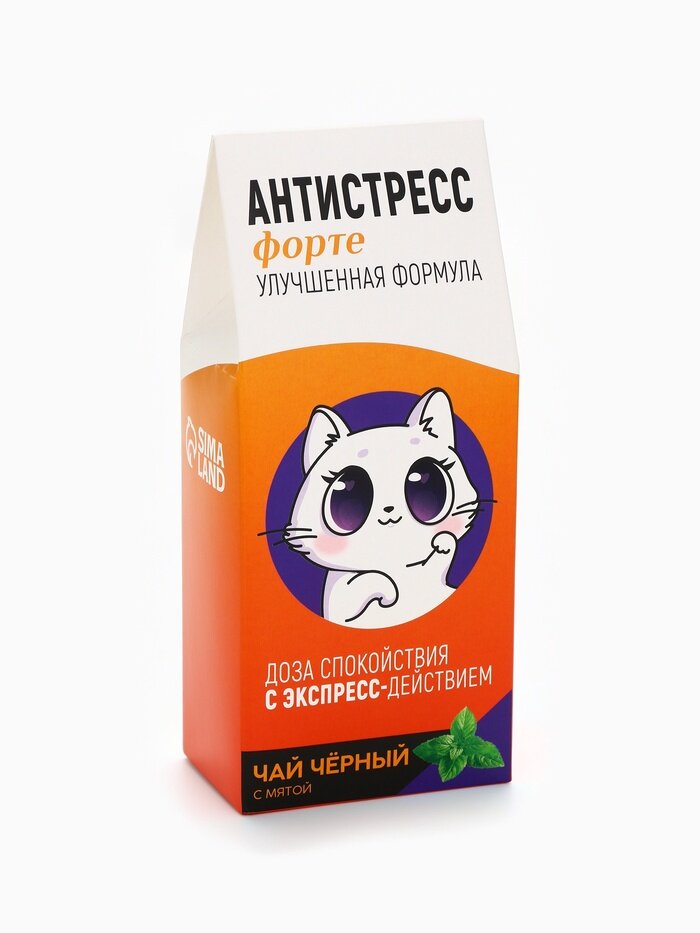 Чай чёрный «Антистресс», со вкусом мяты, 100 г