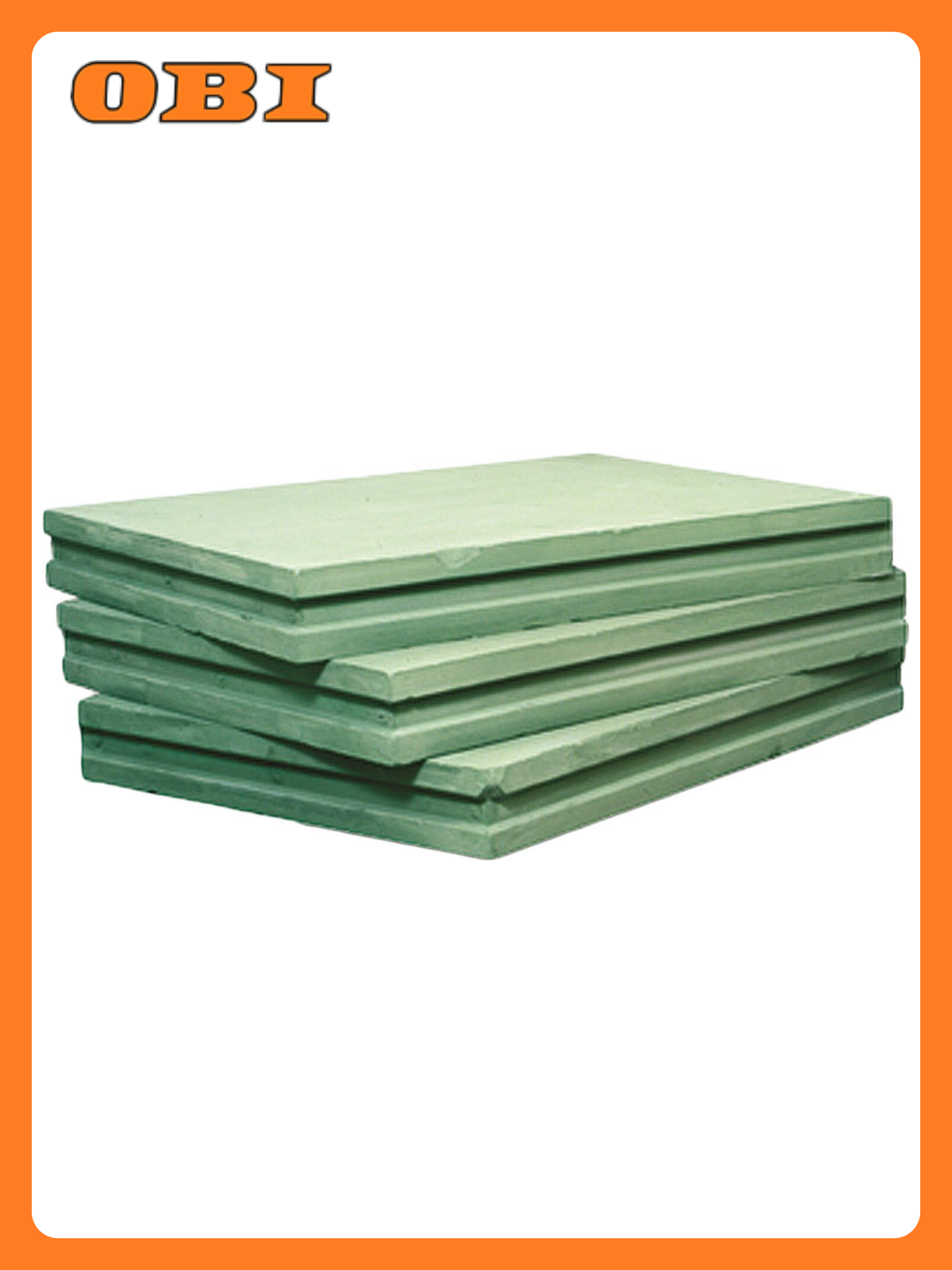 Пазогребневая плита (ПГП) полнотелая KNAUF влагостойкая 667х500х80 мм