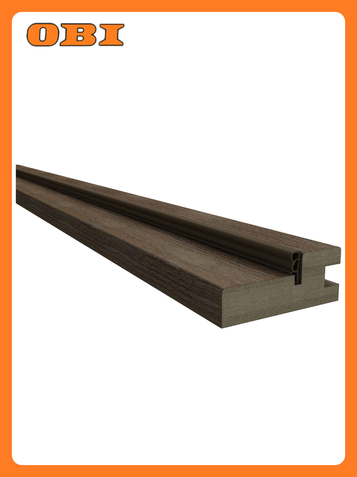 Дверная коробка Лайт стандарт Дуб трюфель 28х2070 мм 2,5 шт