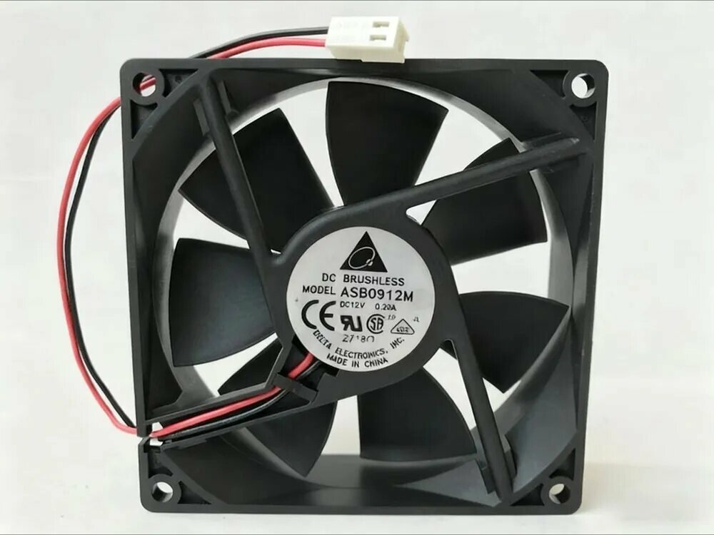 Вентилятор Охлаждения Delta 9025 ASB0912M 12V 0.20A 92х92х25мм,92mm Вентилятор