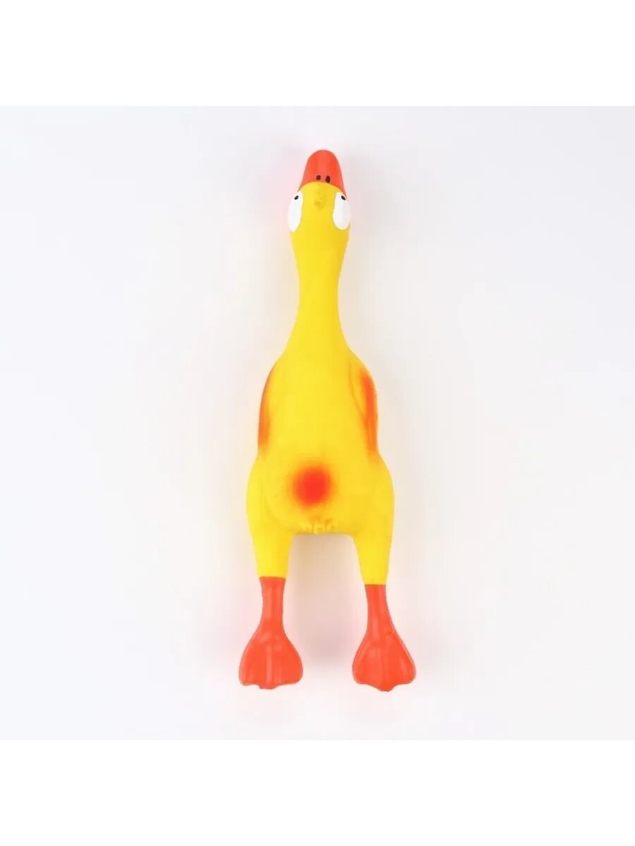 Пищащая латексная утка для собак
