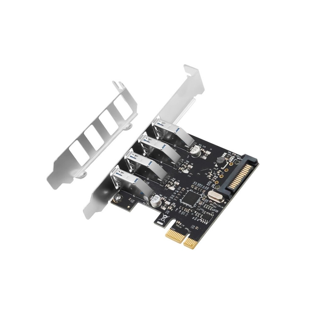 Четырехпортовая карта расширения PCI E - USB3.0