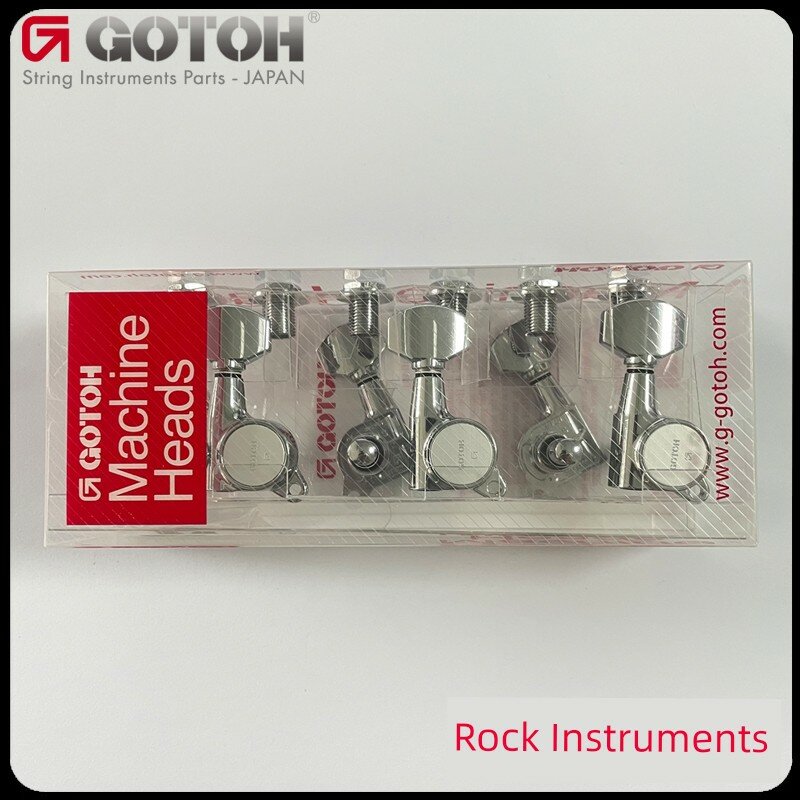 GOTOH SG381-07 Незажимные регулировочные ручки для электрогитары, серебристый, набор из 6 шт.