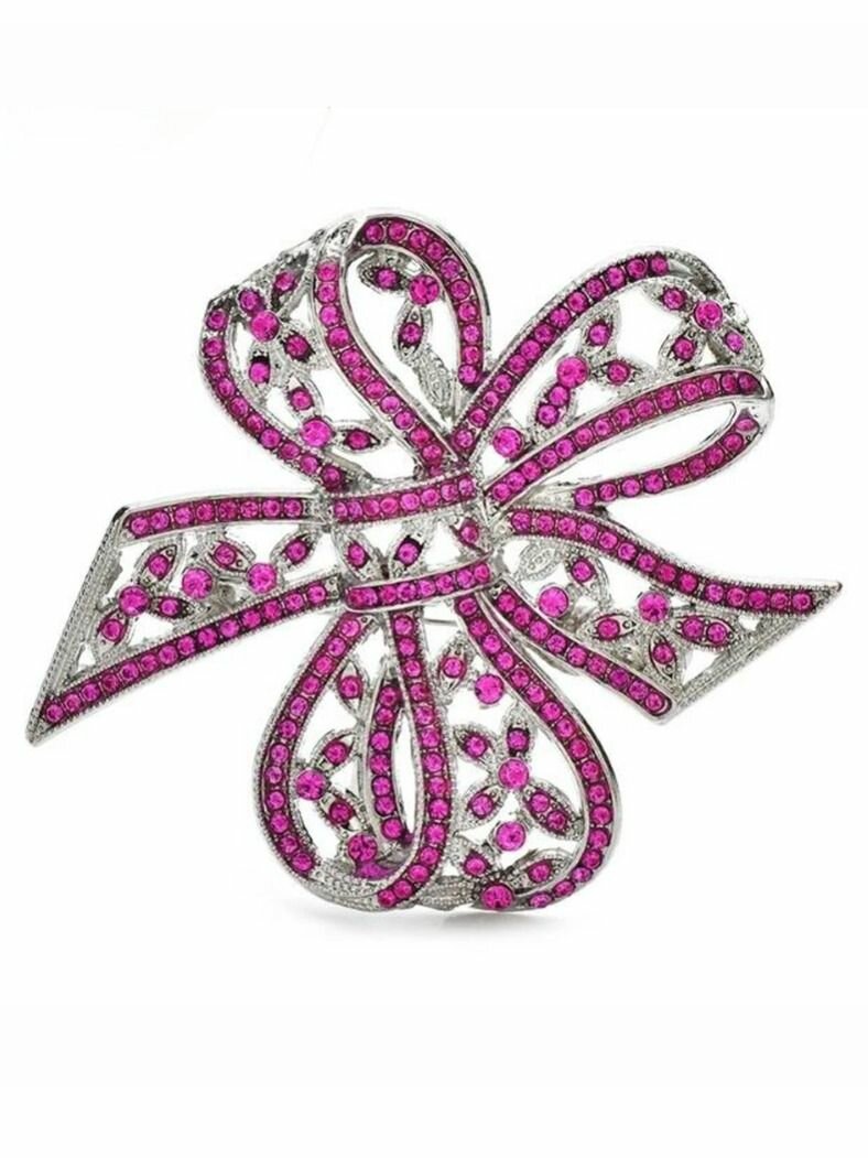 Брошь, стразы