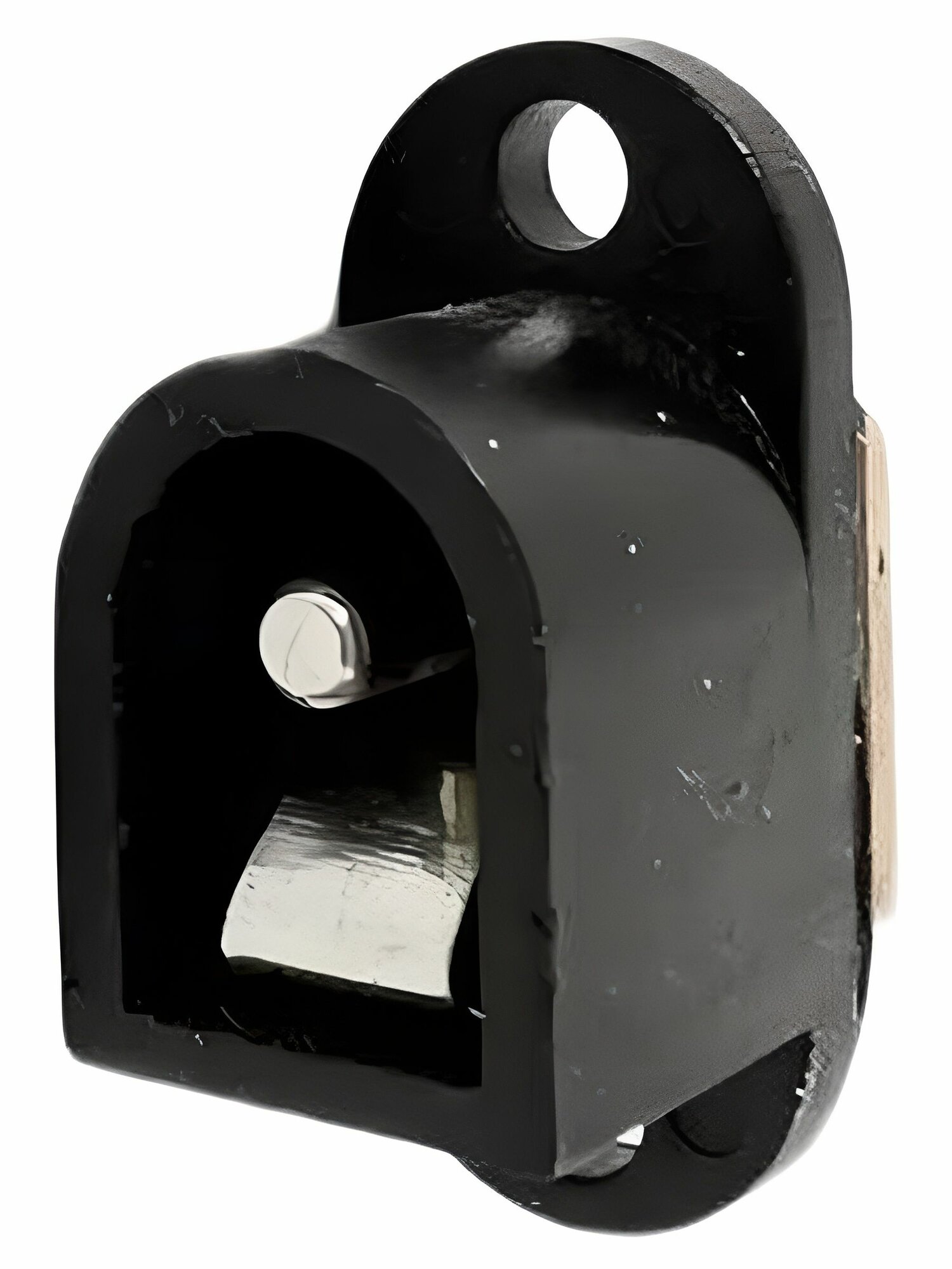 Разъем питания 5.5x2.5 мм гнездо пластик на корпус фланец, пайка