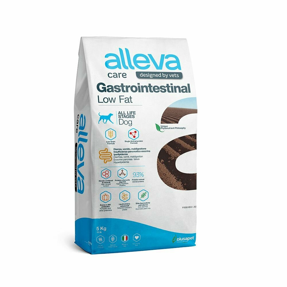Сухой корм для собак с курицей Alleva Care Gastrointestinal Low Fat 2 кг