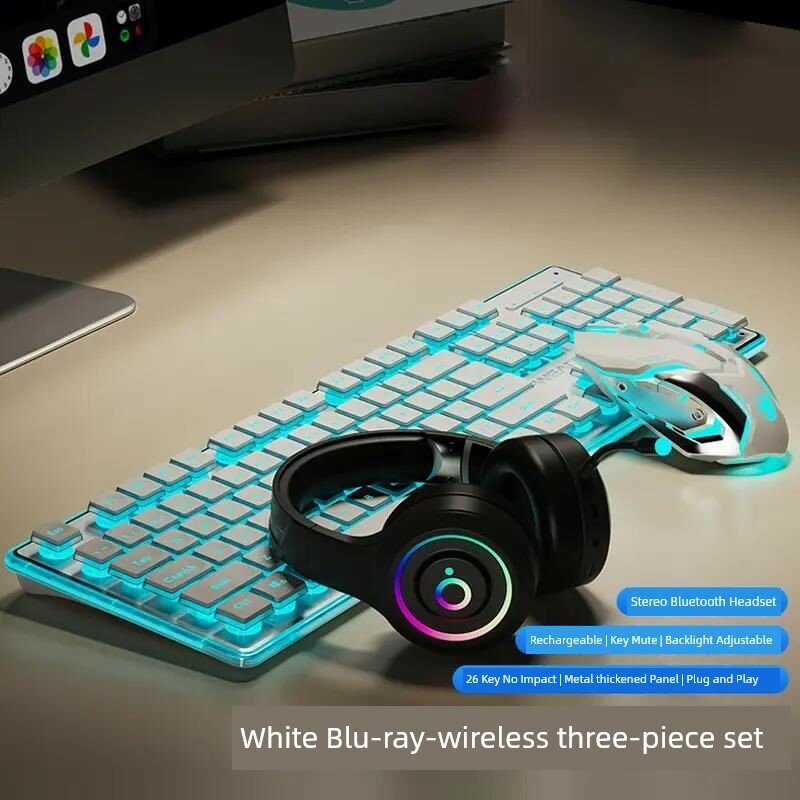 Механическая клавиатура и мышь Mechanical Revolution Yao Shi 15Pro — бесшумный беспроводной комплект Bluetooth для