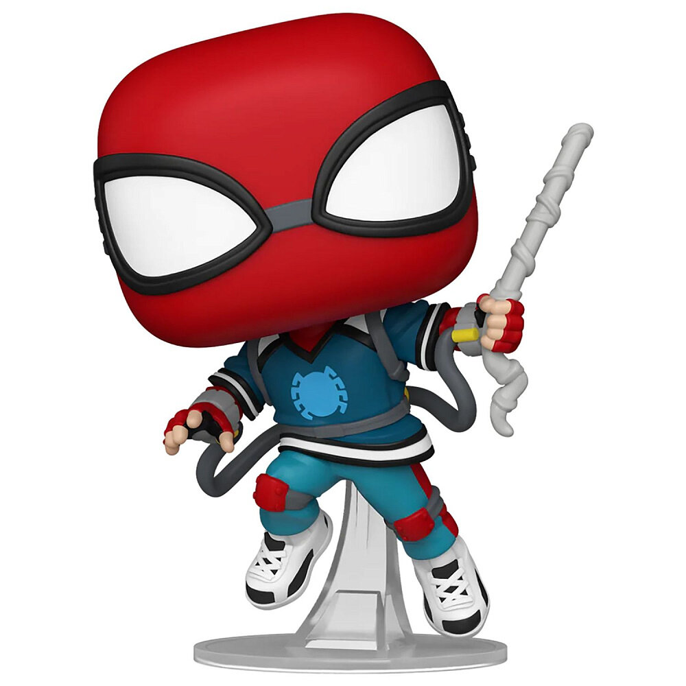 Фигурка Funko POP Marvel: Friendly Neighborhood Spider-Man - Spider-Man Bobble-Head (Homemade Suit) (1527) (75871) (9,5 см)