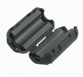 5 шт, Фильтр ферритовый на кабель диаметром 3 - 5 мм, с защелкой, ZCAT1325-0530A-BK, черный