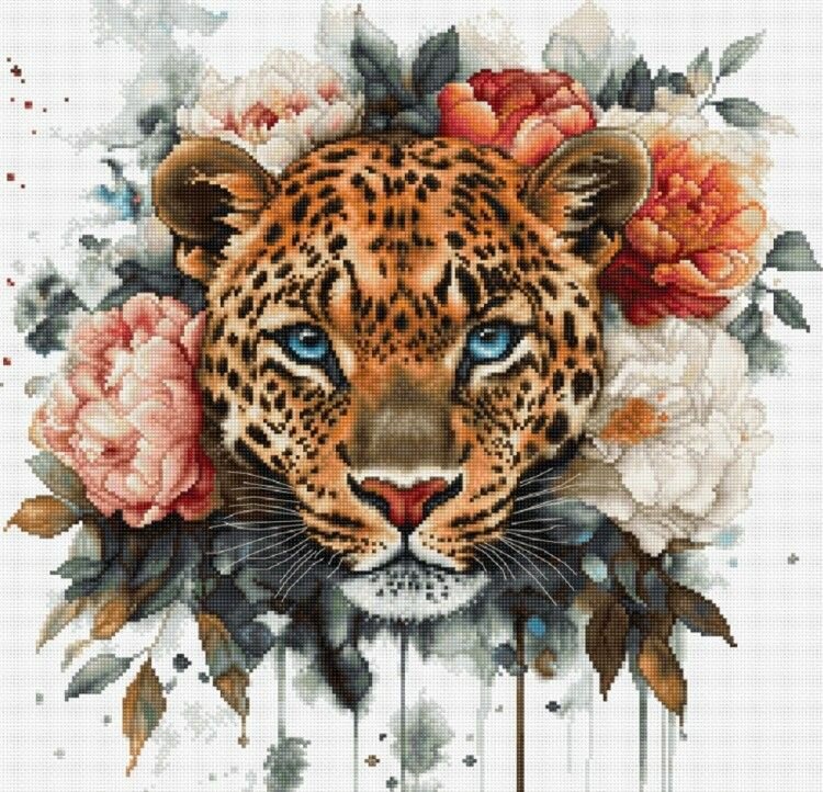 Набор для вышивания крестом Letistitch, Дикая красота, 36*35см, L9954