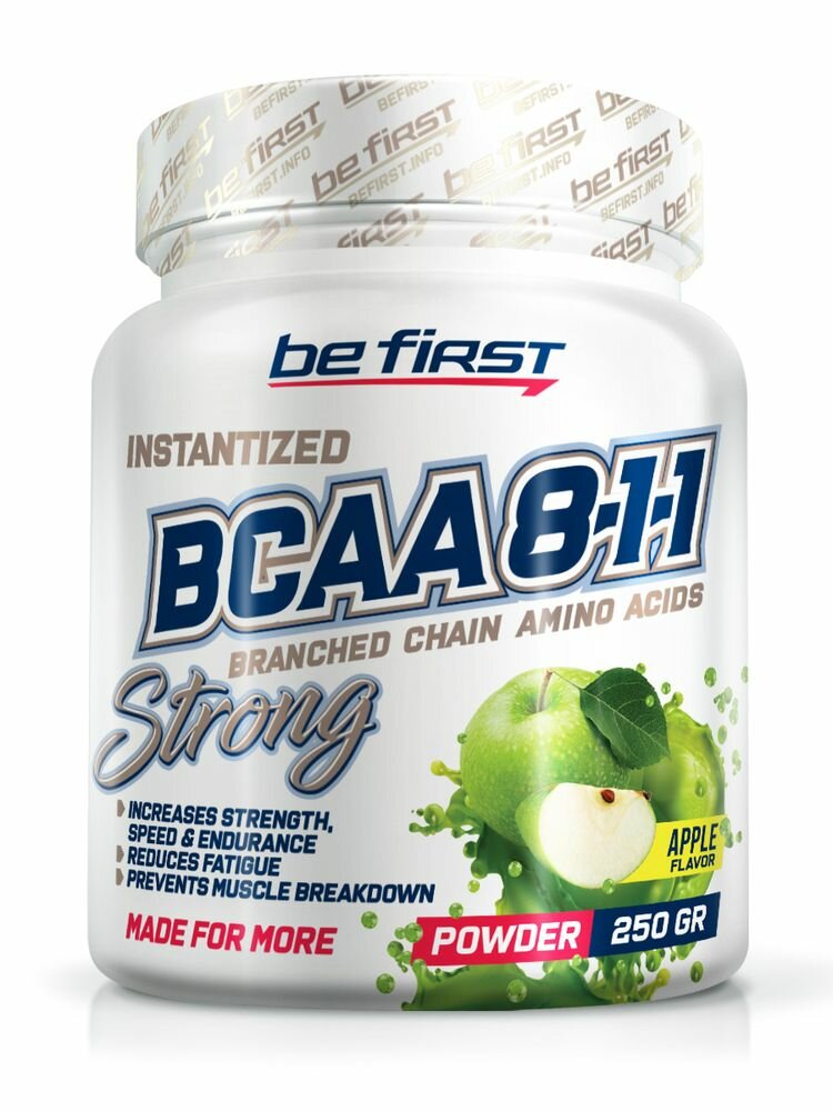 Be First BCAA 8:1:1 Instantized powder 250 г Яблоко