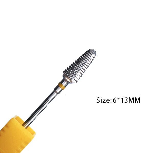 Твердосплавное сверло для ногтей APRITH, 6*13MM, Цвет: 50
