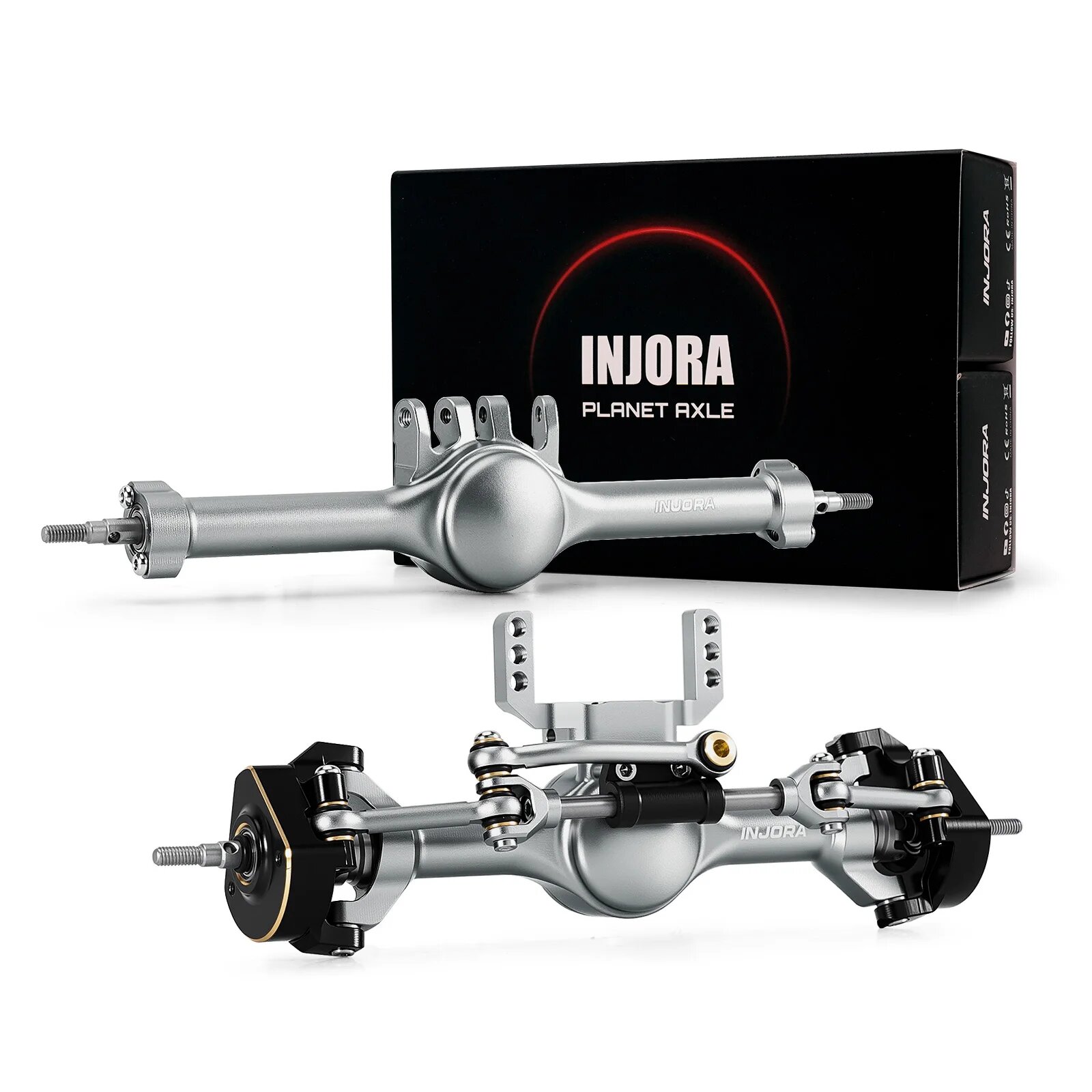 INJORA Планетарные оси +7 мм Ti для TRX4M 1/18