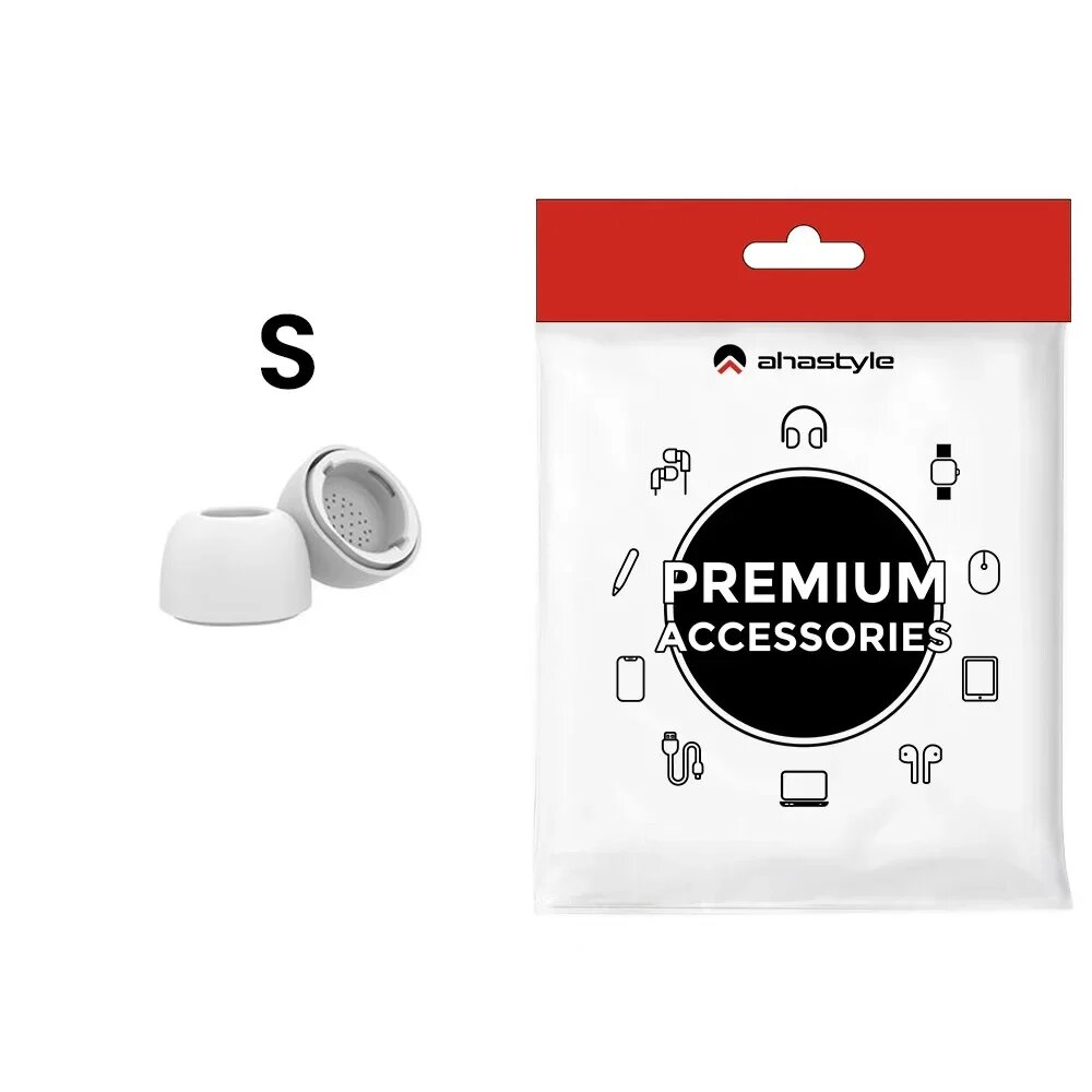 Белые насадки для Samsung Galaxy Buds 3 Pro S