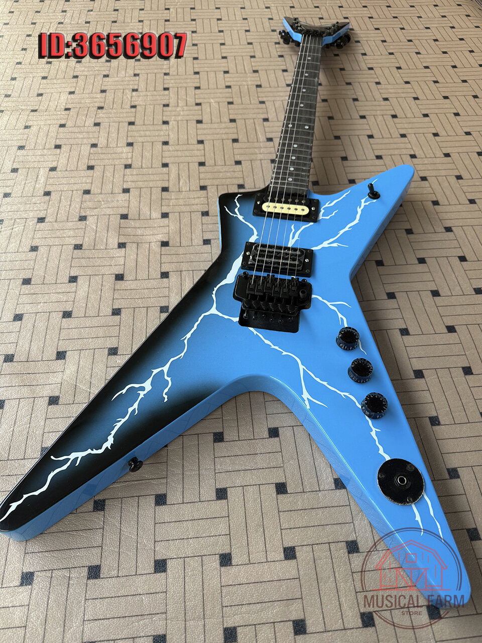 Электрогитара Dimebag Blue & Black Thunder