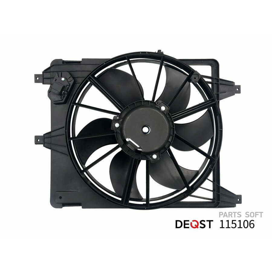 DEQST 115106 Вентилятор RENAULT LOGAN (LS) 09.04- ()